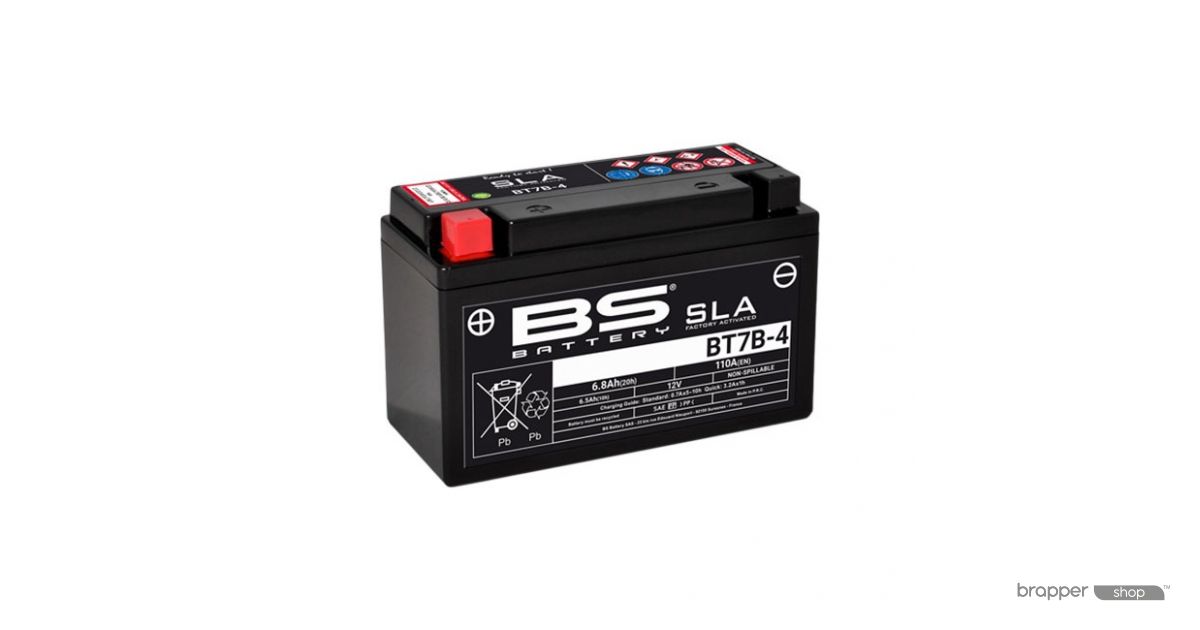 Battery BS BT7B-4 SLA - Lead Acid | Brapper Shop